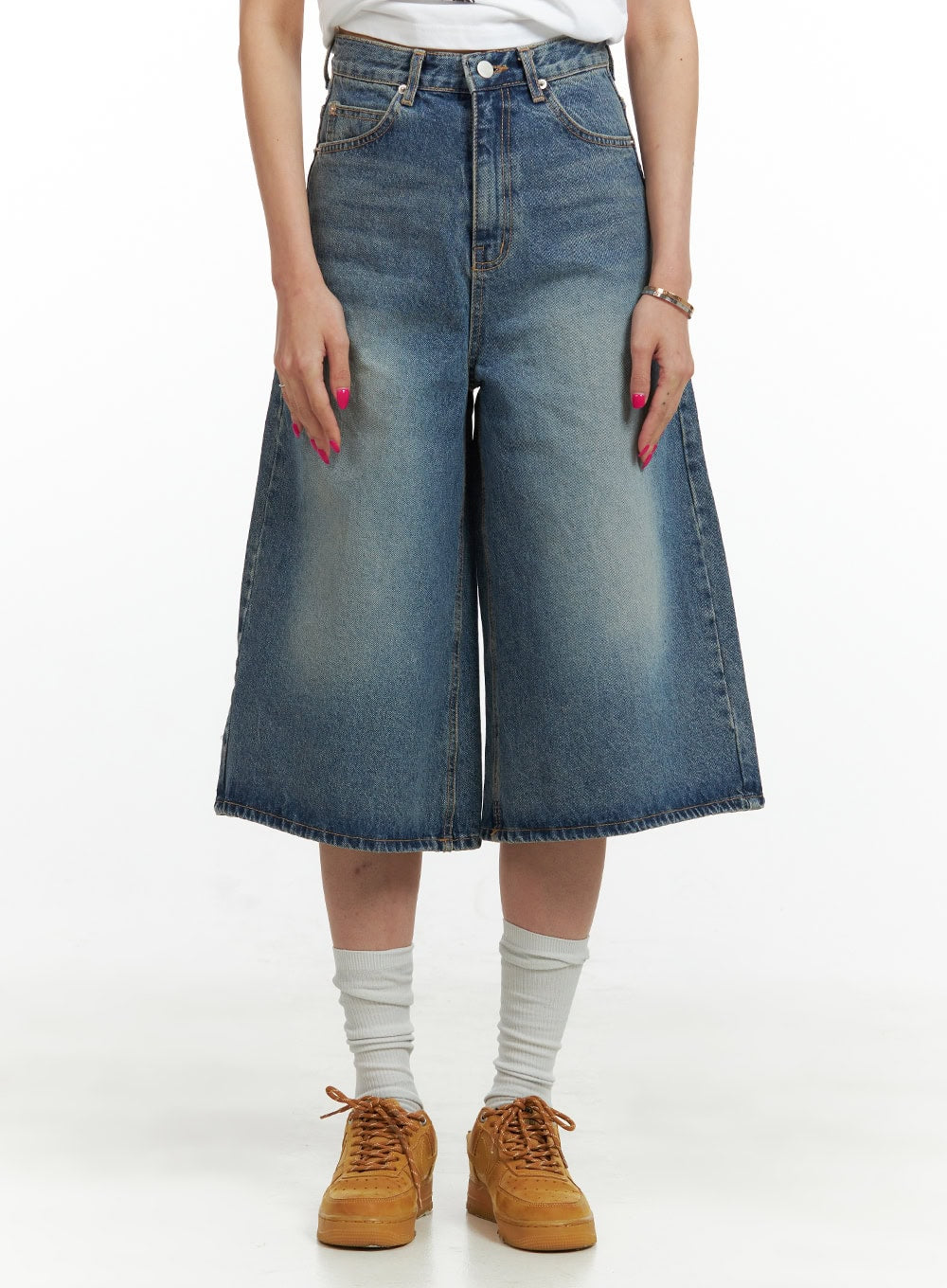 Low Rise Bermuda Jorts CU417 - Acubi style | LEWKIN