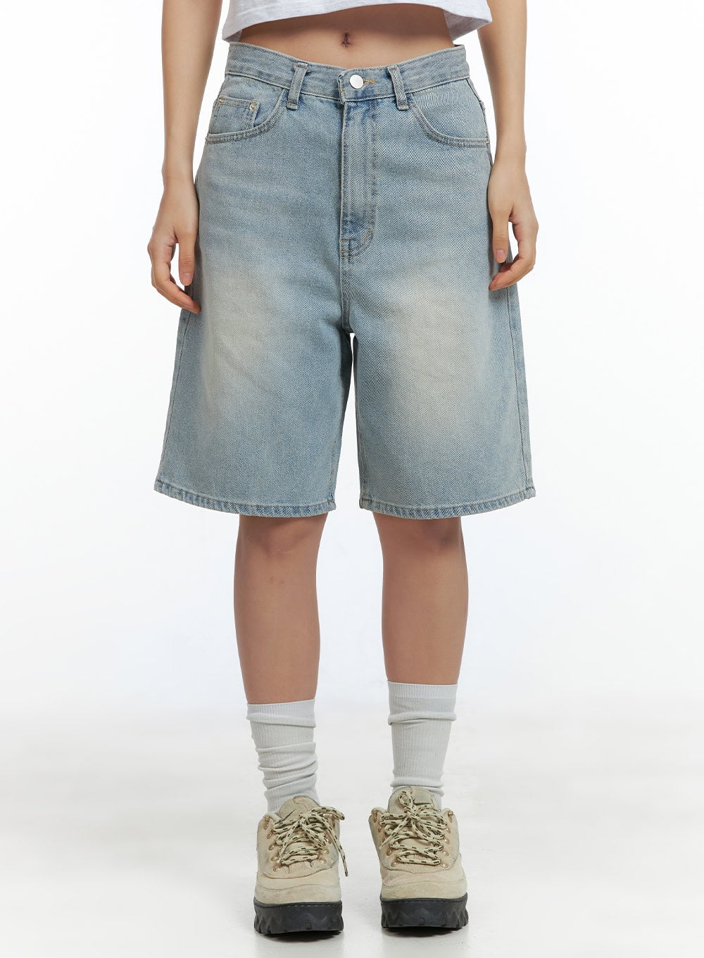 Light Washed Jorts CL417 - Acubi style | LEWKIN